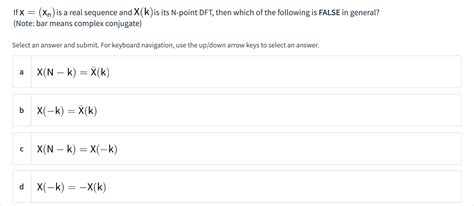 solved if x xn is a real sequence and x k is its n point