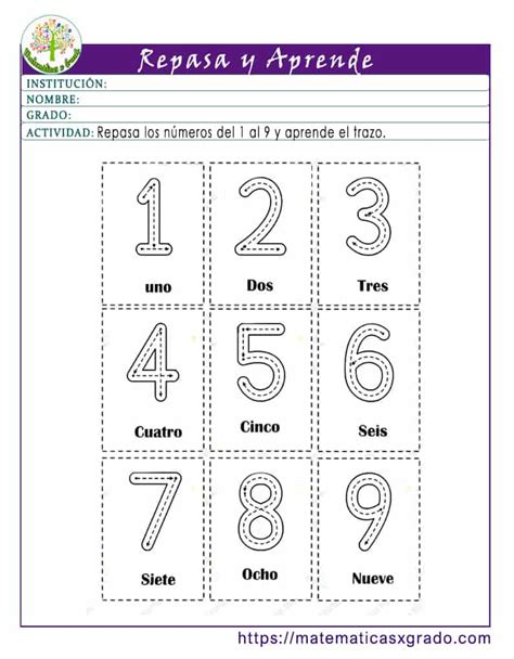Fichas Para Repasar Los N Meros Del Al