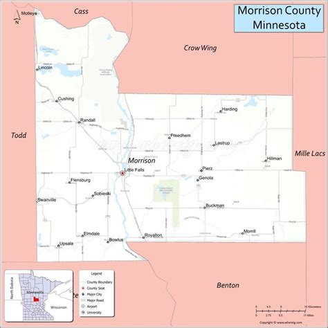 Map Of Minnesota Cities And Towns