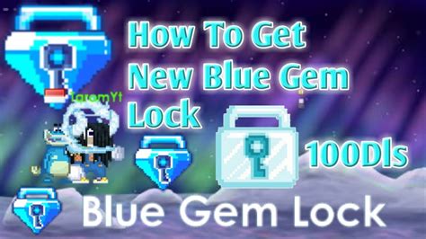 How To Get Blue Gem Lock Growtopia YouTube