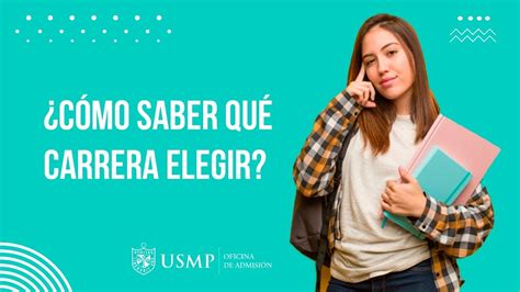 Cómo saber qué carrera elegir YouTube