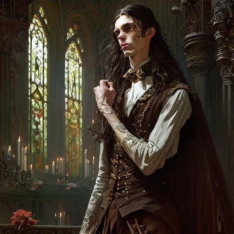 Full Body Splash Art Of Skinny Male Poet Androgyno