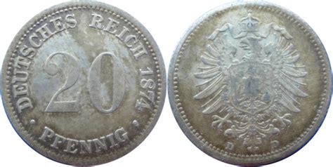 Deutsches Reich Kaiserreich Pfennig D Ss Ma Shops