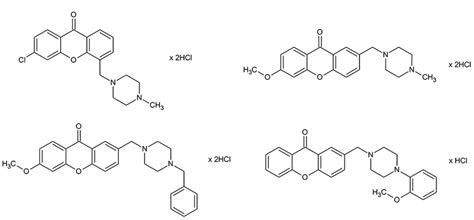 Chemical Structures Of Xanthone Derivatives Hbk A Hbk B Hbk
