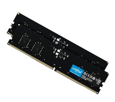 Crucial 16GB 2x8GB DDR5 UDIMM 4800MHz CL40 Desktop Memory CT2K8G48C40U5