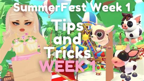 Adopt Me Summerfest Week Tips Tricks D Youtube