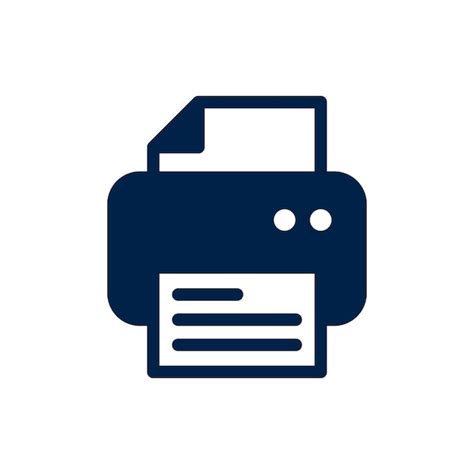 Ilustraci N De Icono Vectorial De Impresora Aislada Para Dise O Gr Fico