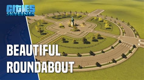 Building A HUGE Roundabout In Cities Skylines Vanilla Ideas PS4