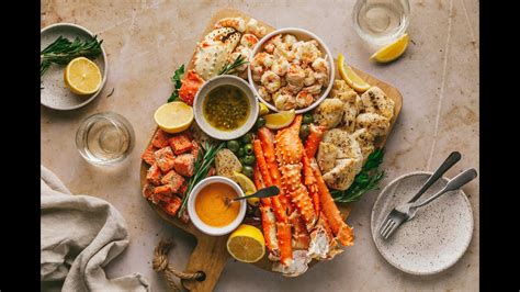 Seafood Charcuterie Board Seafood Platter Recipe Youtube