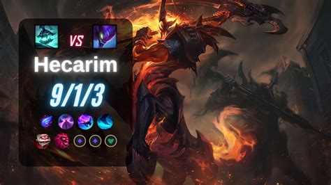 HECARIM JUNGLE Vs KHA ZIX EUW LoL Challenger Patch 13 20 YouTube