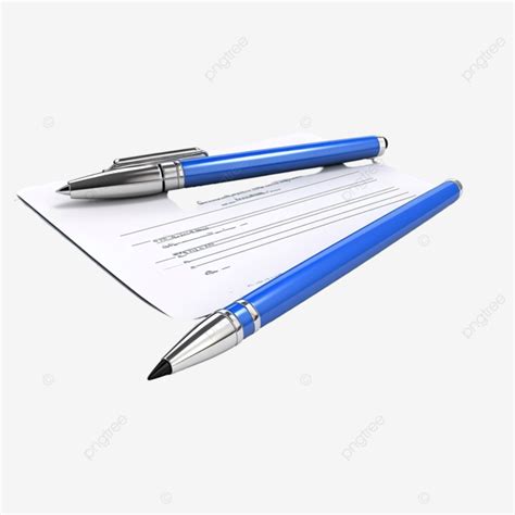 3d Illustration Write Documents Business Professional Office PNG