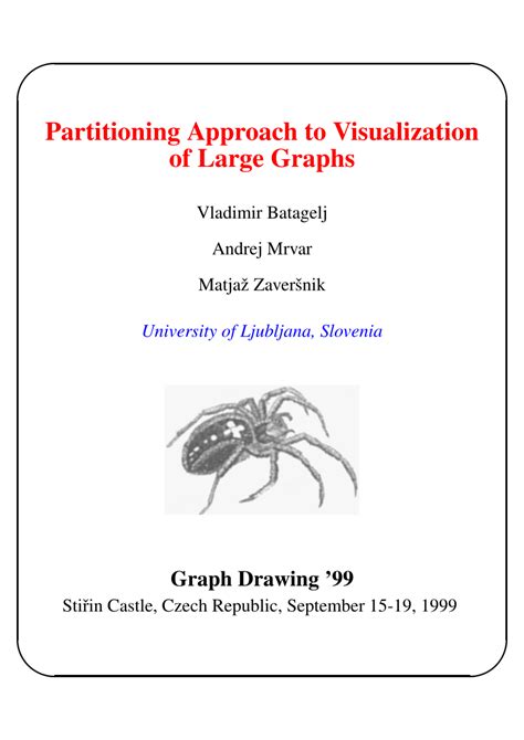 pdf partitioning approach to visualization of large graphs