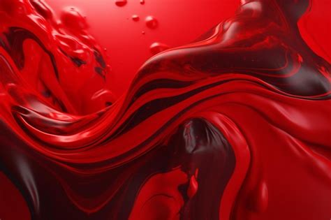 Premium Photo Red Liquid Color Background