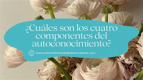 Cuáles son los cuatro componentes del autoconocimiento Editorial