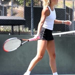Sofia Richie Showcases Her Sporting Style During A Game Of Tennis With