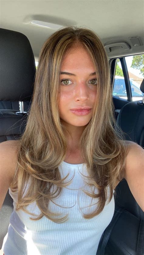 Balayage Hair Caramel Balayage Hair Dark Brunette Hair With