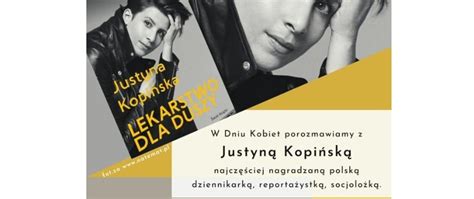 Spotkanie autorskie z Justyną Kopińską Miasto Chodzież Portal gov pl