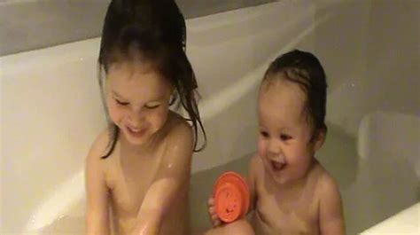 The Two Monkeys Having Fun At Bathtime In Sexy