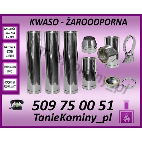 Komin dwuścienny AFTS DS fi 130 4 m RDZEŃ 1 0 mm