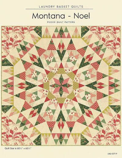 Jingle Stars Quilt Kit Featuring Hoffman Fabrics Silver Jingle Pop 64