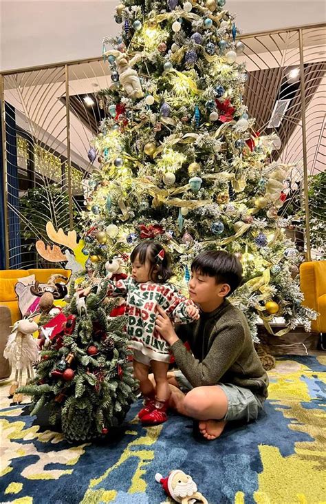 Cả nhà Cường Đô la khoe ảnh đón Noel nhưng cặp chân dài của Subeo mới