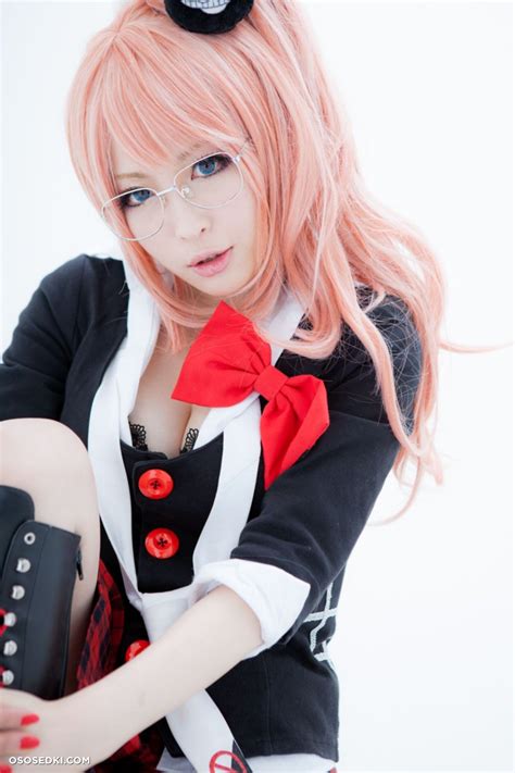 Usagi Danganronpa Junko Enoshima Naked Cosplay Asian 34 Photos