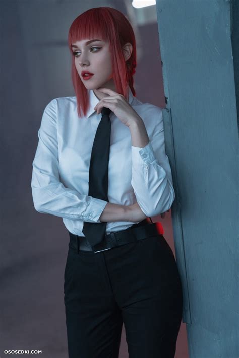 Shirogane Makima Chainsaw Man Naked Cosplay Asian Photos