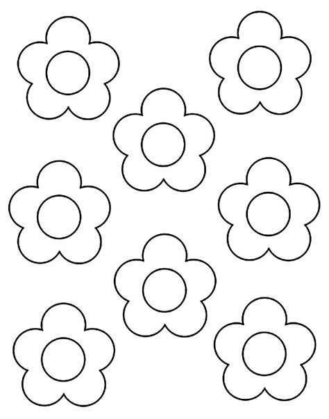 Moldes de Pétalas de Flores para Imprimir Casablog