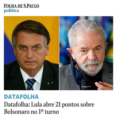 Rosilene Corrêa on Twitter Notícia boa Segundo o Data Folha Lula