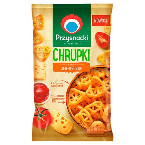 Przysnacki Chrupki o smaku ser keczup 120 g Torimpex Toruń