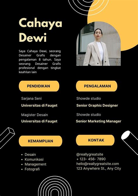 Kumpulan Contoh Cv Menarik Dan Kreatif Untuk Melamar Kerja Blog Mba
