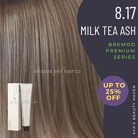 Milk Tea Ash 8 17 Hair Color 100ml Shopee Philippines