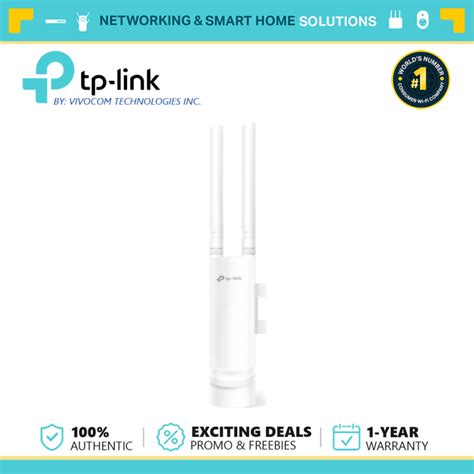 TP Link EAP225 Outdoor AC1200 Wireless MU MIMO Gigabit Indoor Outdoor