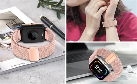 Armband Kompatibel Mit Amazfit GTS 4 Mini 20mm Magnete Nylon Armband