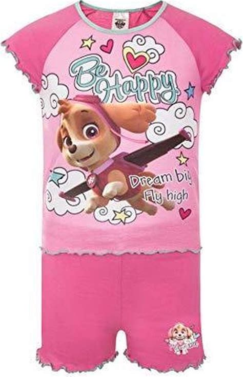 Nickelodeon Paw Patrol Kinder Peuter Kleuter Korte Meisjes Pyjama