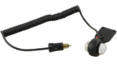Pendelleuchte Led Rot Weiss Links Mit Spiralkabel Und P Stecker Hoelzle