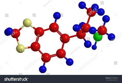 Molecular Structure Mdma Ectasy Mdma Wellknown Stock Illustration