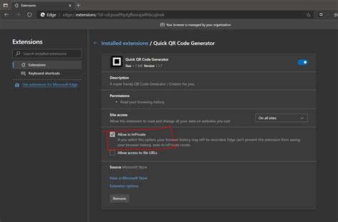 how to enable extensions in inprivate browsing mode in microsoft edge technoresult