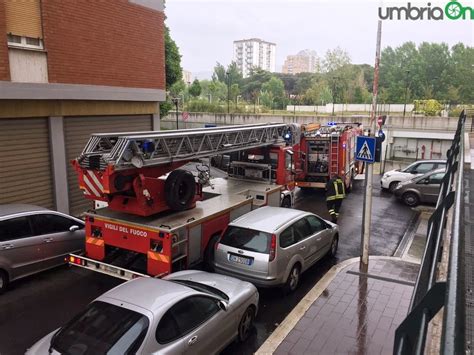 Terni Largo Frankl Incendio Umbriaon