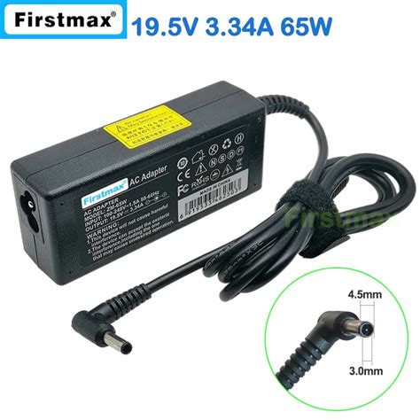 19 5v 3 34a 65w Laptop Ac Power Adapter Charger For Dell Vostro 14 3468
