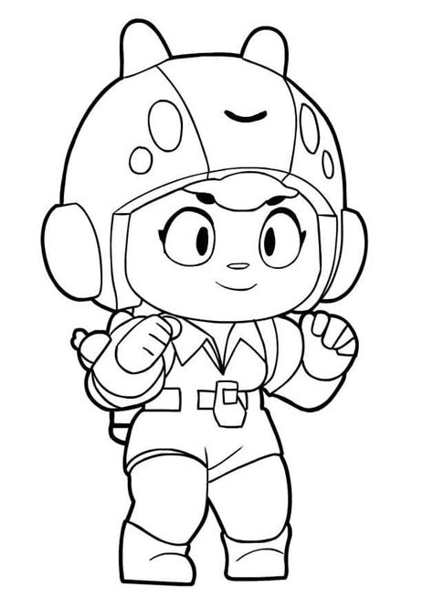 Coloriage Brawl Stars El Primo télécharger et imprimer gratuit sur