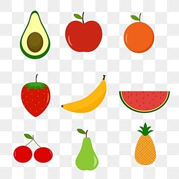 Fresh Fruit Clipart Transparent PNG Hd Fresh Fruits Pixel Icon Set
