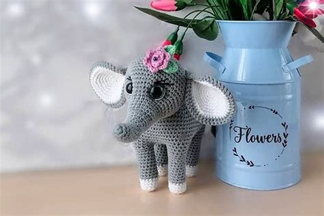 Amigurumi Peque O Elefante Patr N Gratis Paso A Paso Pdf Passo A