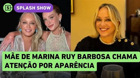 Artista plástica mãe de Marina Ruy Barbosa chama atenção por aparência