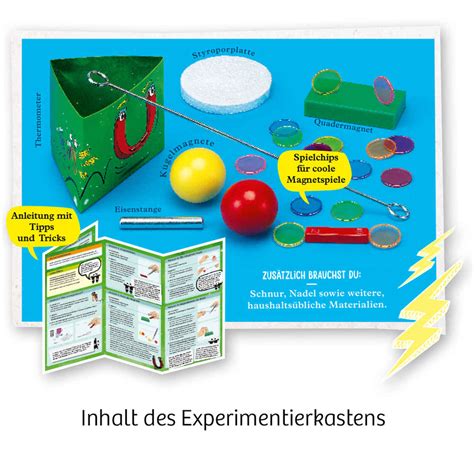 Experimentierkasten Magnete für Kinder Experimente