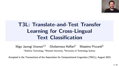 underline translate and test transfer learning for cross lingual text classification