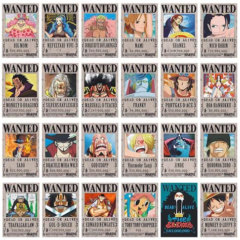 Buy One Piece S Pcs One Piece Wanted Anime Collage Kit Anime S For