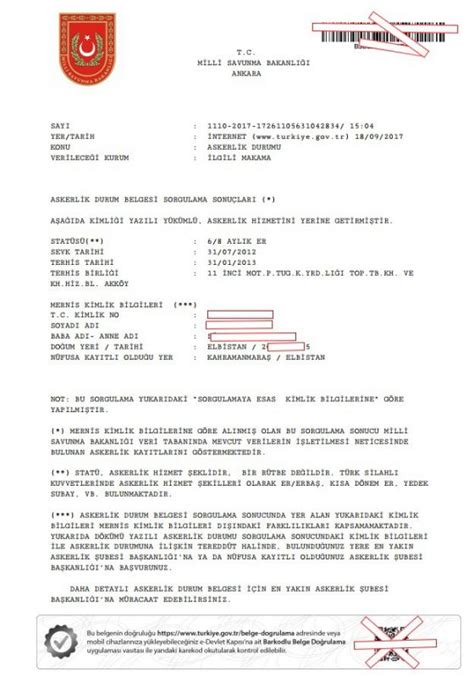 Askerlik Durum Belgesi Sorgulama Askerlik Bilgi Paylaşım Sitesi