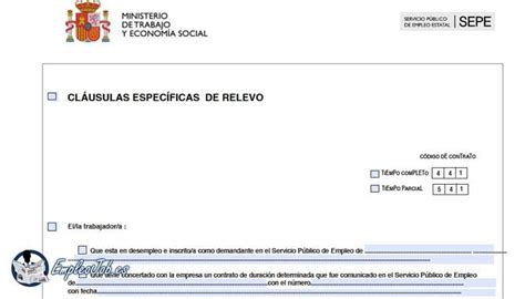Contrato De Relevo Requisitos Diciembre 2023 Porn Sex Picture