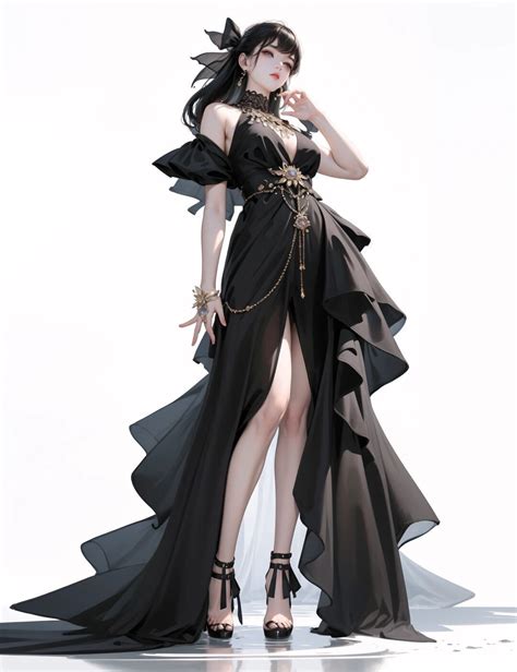 Cool Girl Outfits Aesthetic Look Cute Art Styles Fantasy Dress